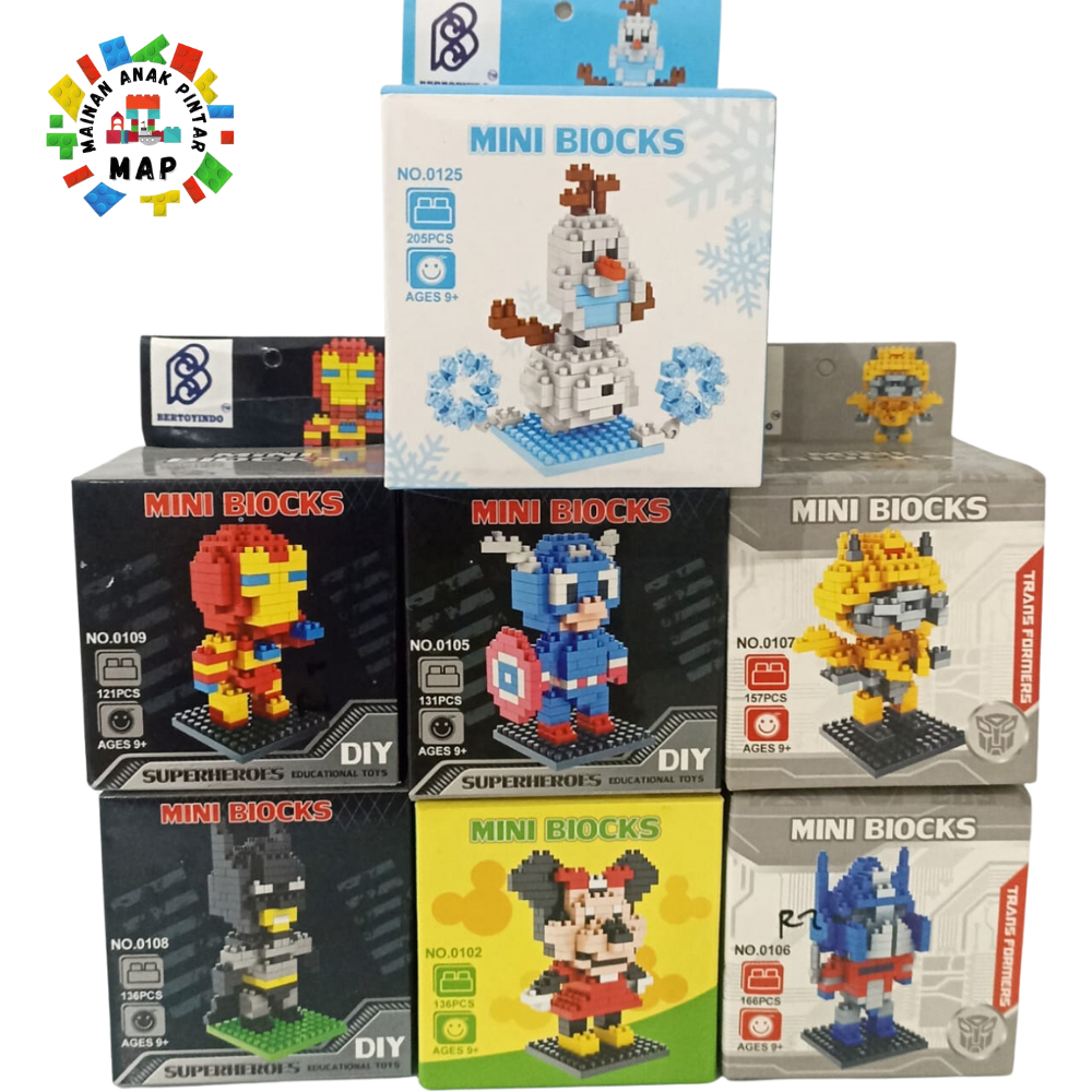 Toys Bricks Blocks Mini nano Blocks Character Super Hero Bumbblebee ...