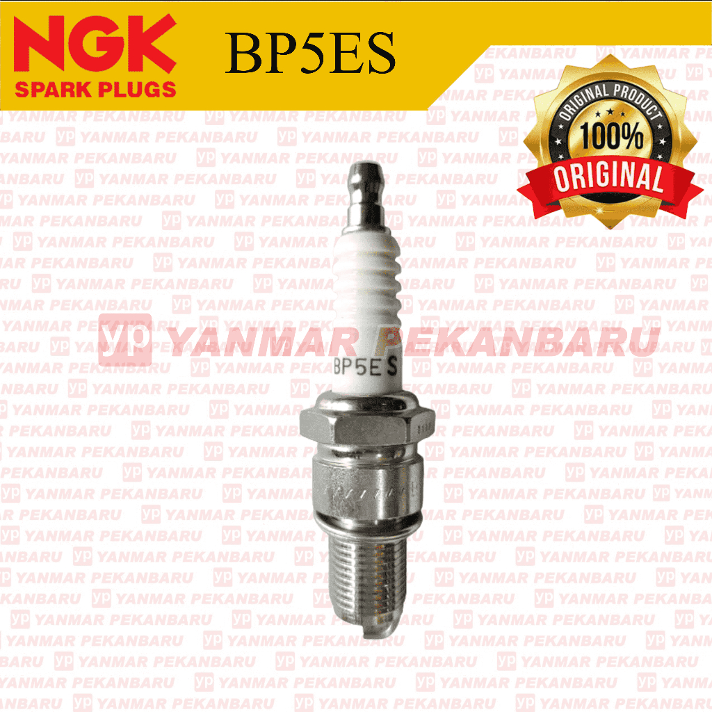 MESIN Original BP5ES NGK Spark Plugs Genset Engines GX160 GX200 GX270 GX390 GX420 Spark plug ...