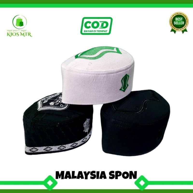 LOKAL Malaysian Caps Embroidered With Local Sponge Caps, Malaysian Caps ...