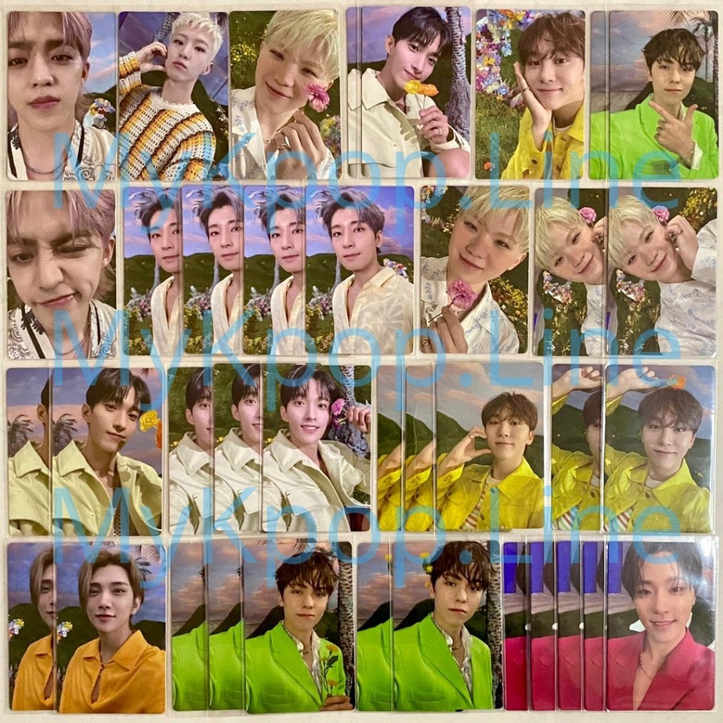 Photocard Seventeen Sector 17pc Official SVT Scoups Hoshi Woozi DK Boo Seungkwan Vernon Jeon ...