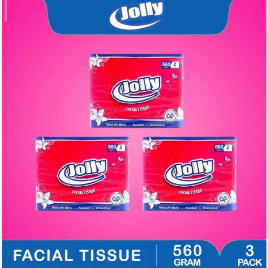 (3Pcs) Jolly Tissue 560 Grams 2 Layers Soft | Shopee Malaysia
