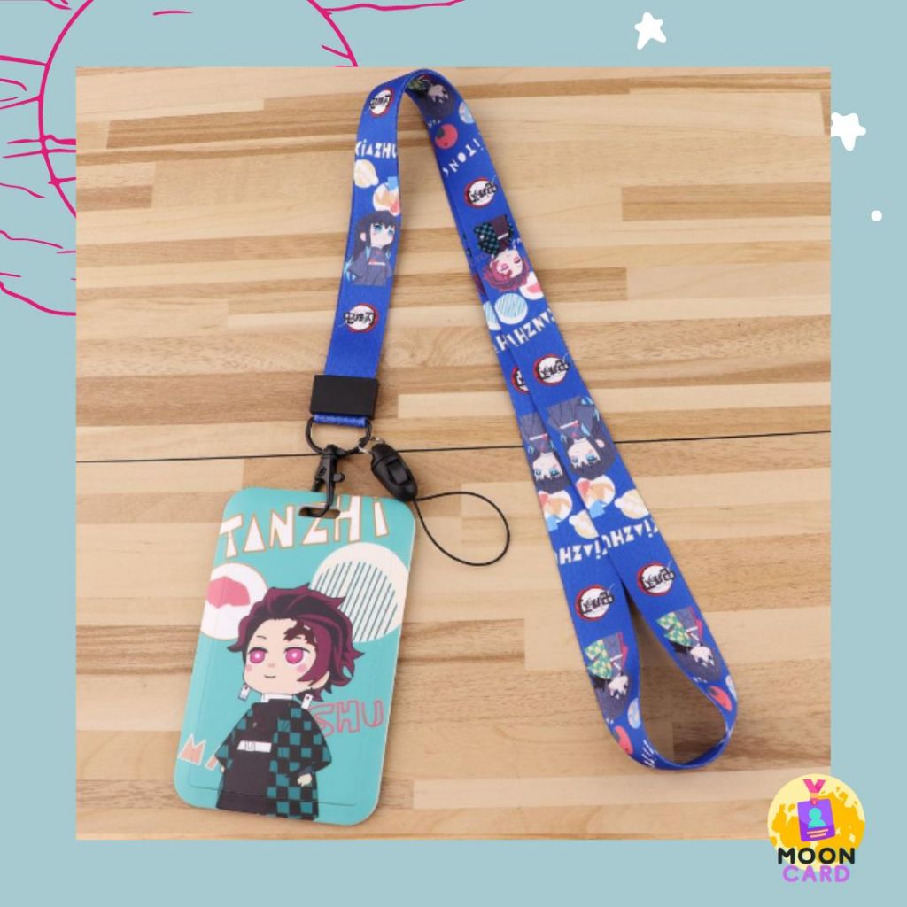 Id card Lanyard Tanjiro Cute card Demon Slayer | Shopee Malaysia