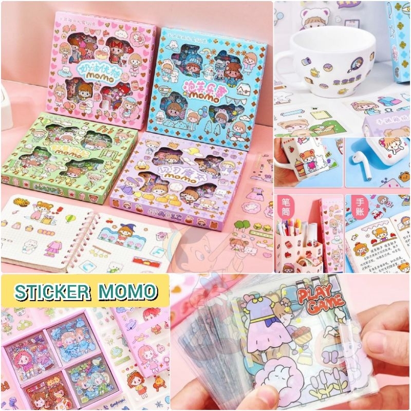 Original MOMO STICKER CONTENTS 100 PCS VIRAL STICKERS VIRAL TOYS ...
