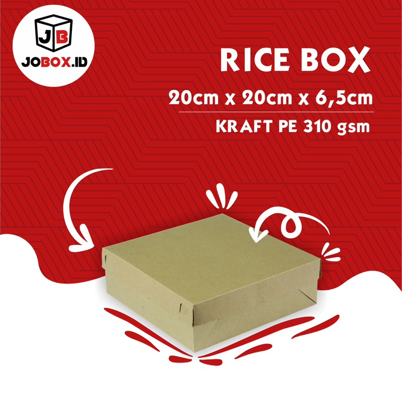 Rice Box 20x20 Rice Box/Food Cardboard/Rice Box Box/Rice Box/Rice ...