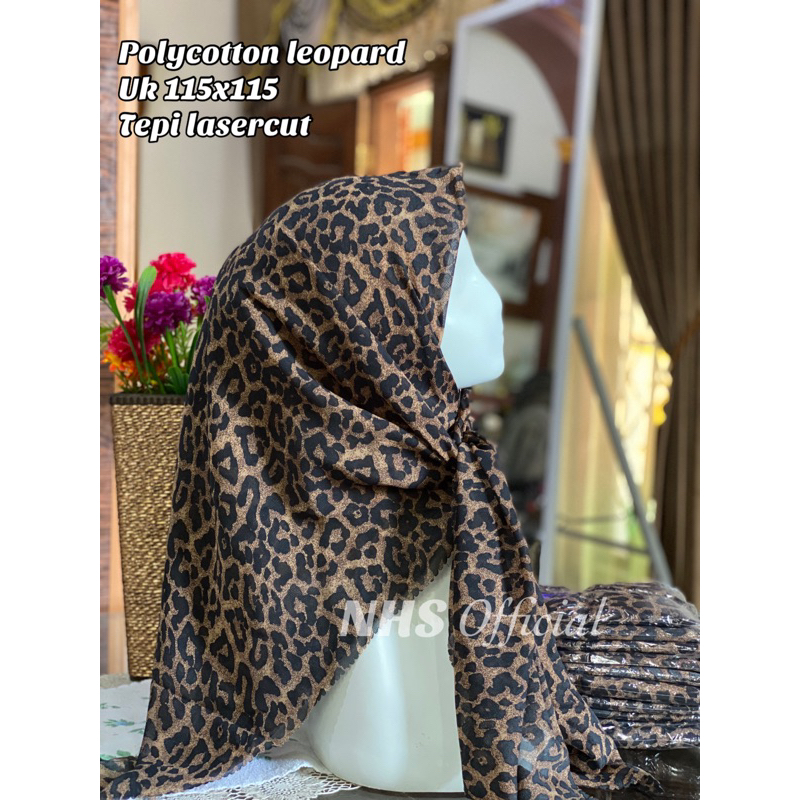 Leopard rectangular // tiger hijab // cut lasercut leopard hijab ...
