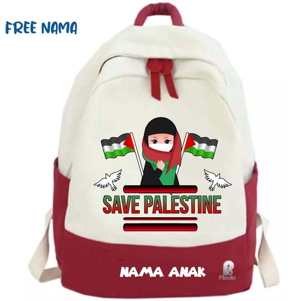 School CHILDREN'S BACKPACK BACKPACK BAG SAVE PALESTINE FREE PALESTINE ...