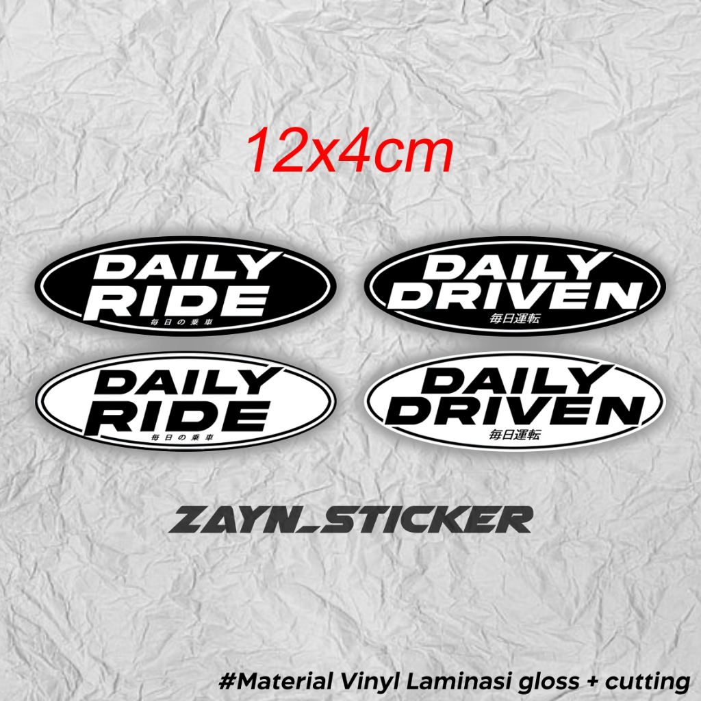 Daily RIDE & DAILY DRIVEN STICKER | Shopee Malaysia