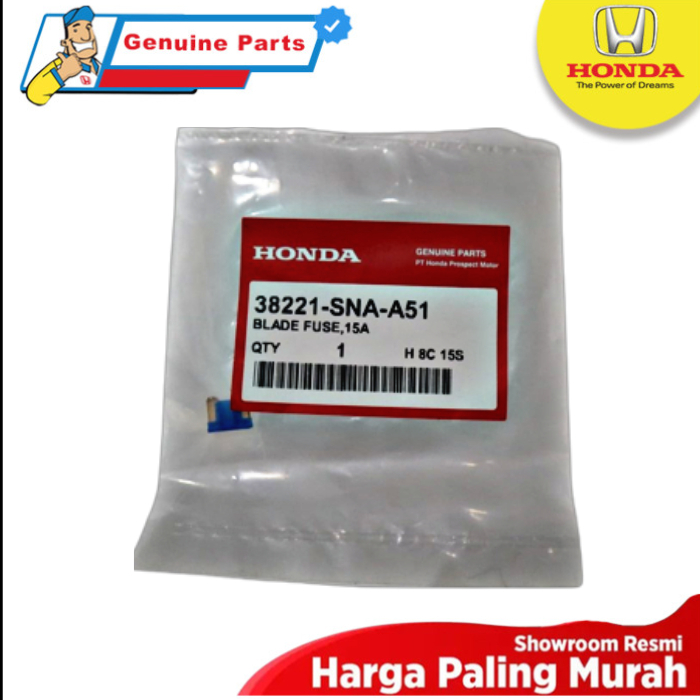 Blade FUSE 15A PART CODE 38221SNAA51 | Shopee Malaysia