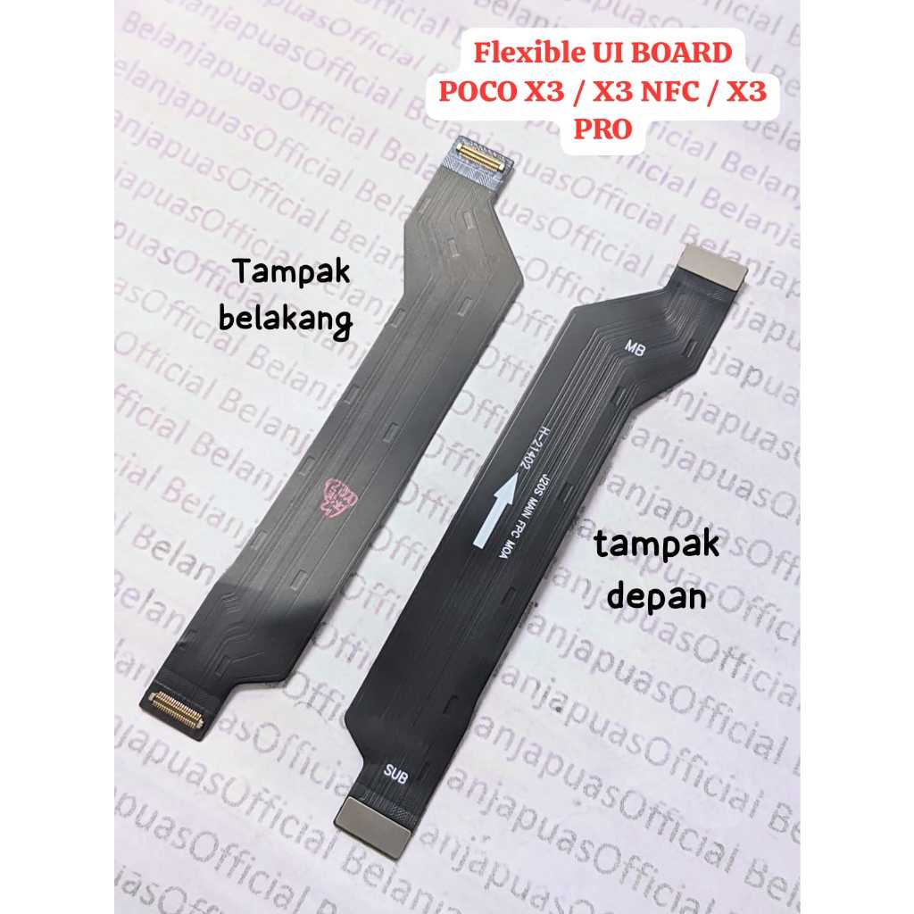 Pocophone POCO X3 - X3 NFC - X3 PRO Flexible Ui Board / Main Board ...