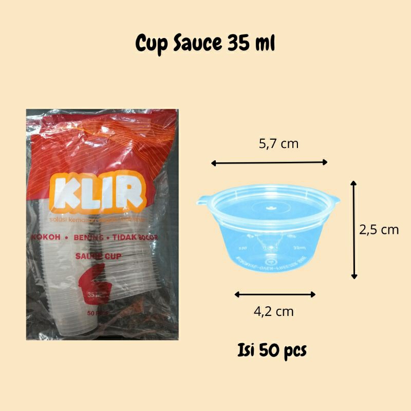Sauce CUP 35ML | Shopee Malaysia