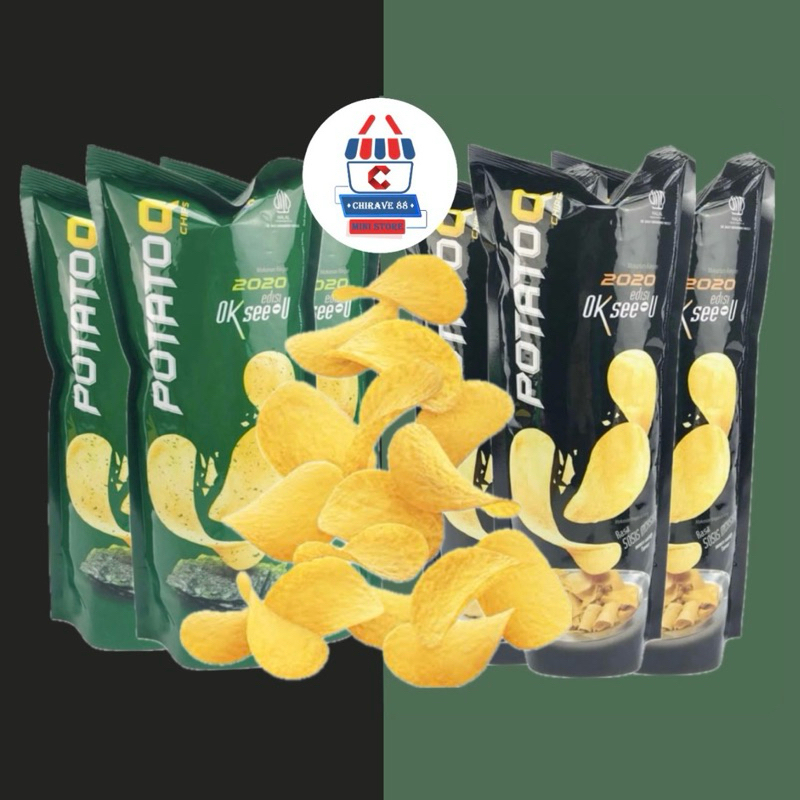 Kikoya Snack - Potato Q Chips - Potato Chips Pouch 50g | Shopee Malaysia