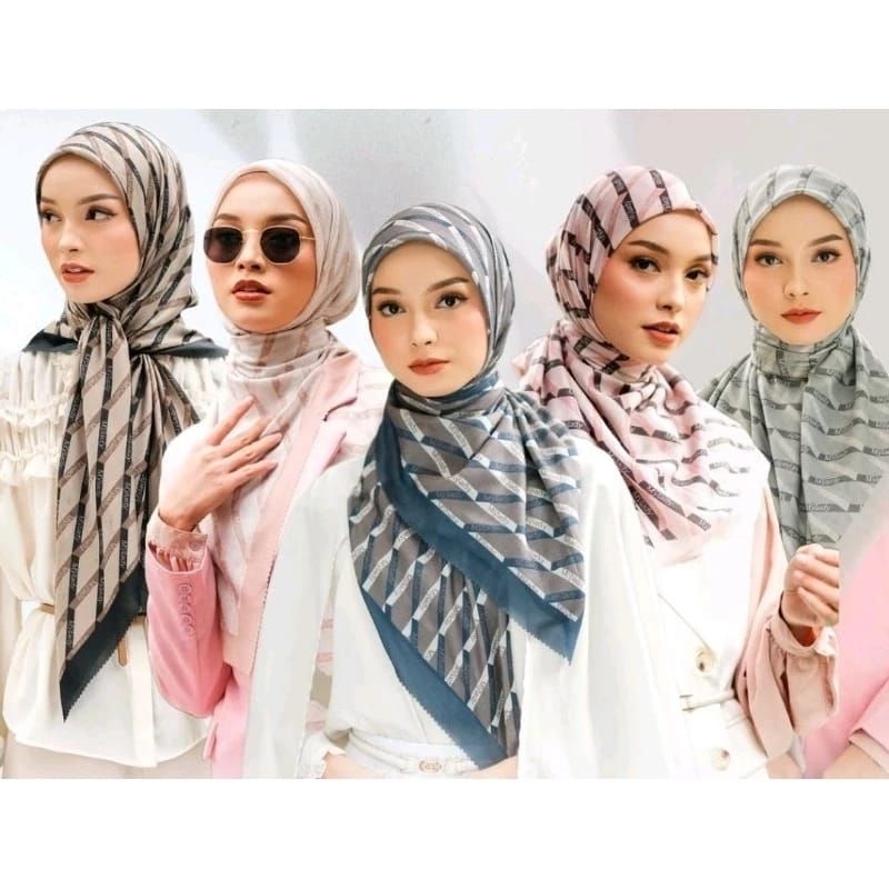 Manja Hijab Monel Motif Hijab | Shopee Malaysia