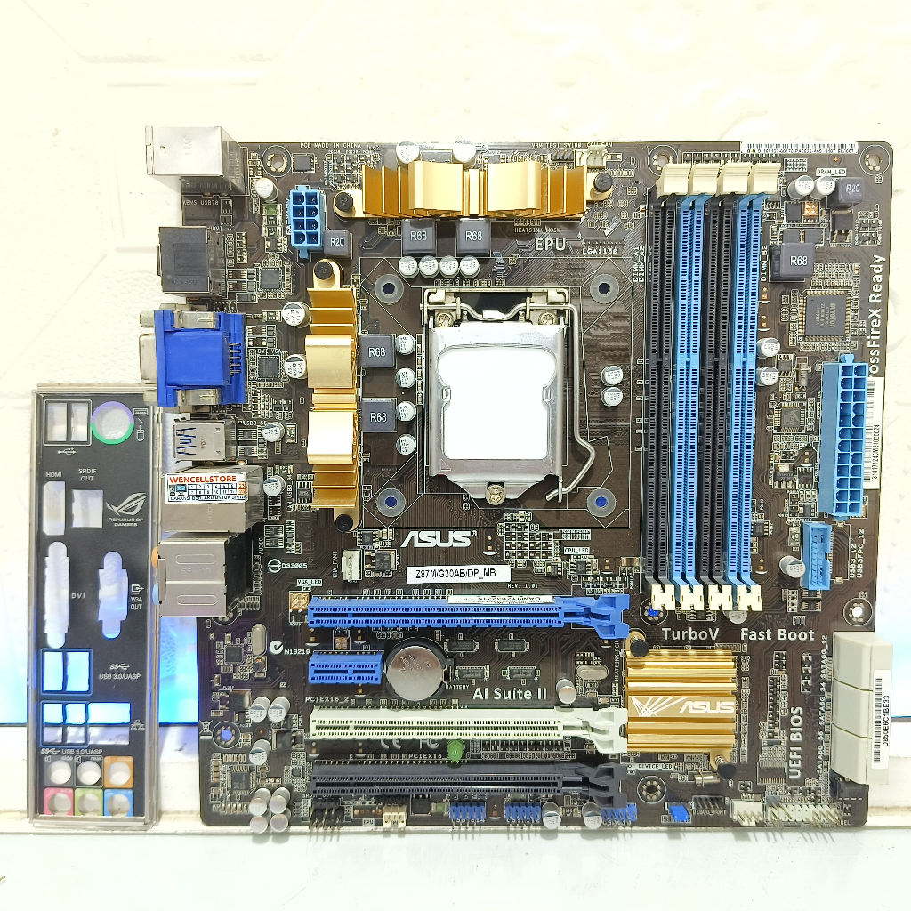 Mainboard ASUS ROG Z87 LGA 1150 DDR3 | Shopee Malaysia