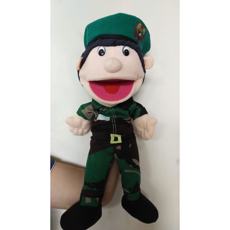 Educational hand puppets - army character hand puppets - hand puppets ...