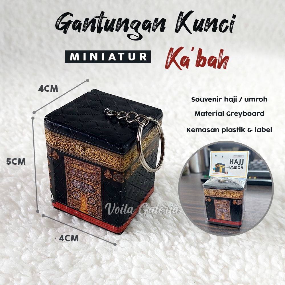 GANTUNGAN Miniature Kaaba Keychain - Souvenir for Umrah Hajj Kaaba ...