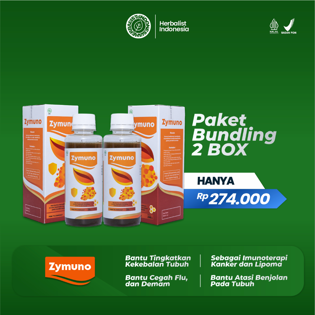 Zymuno Honey Pack Of 2 Bottles – 3x More Effective In Overcoming Tumor ...