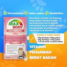 Max body body fat CAT body Fattening CAT body fat 50gr | Shopee Malaysia