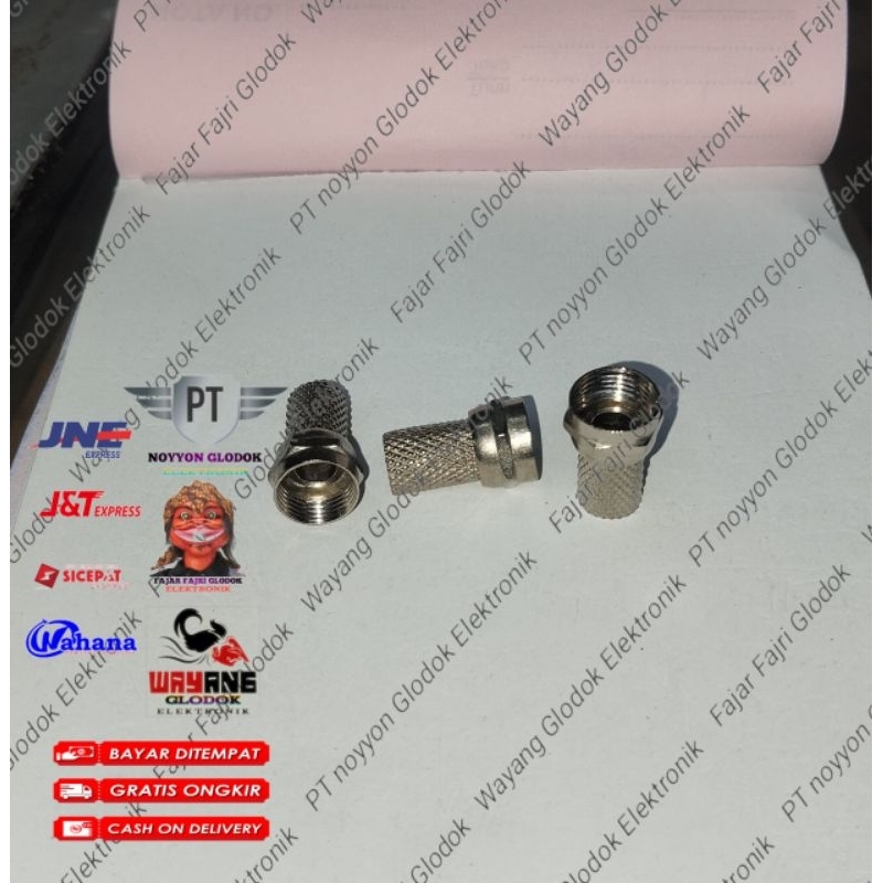 Connector F5C Drat F Drat 5C TV DVR CCTV PARABOLA CONNECTOR F 5 C ...