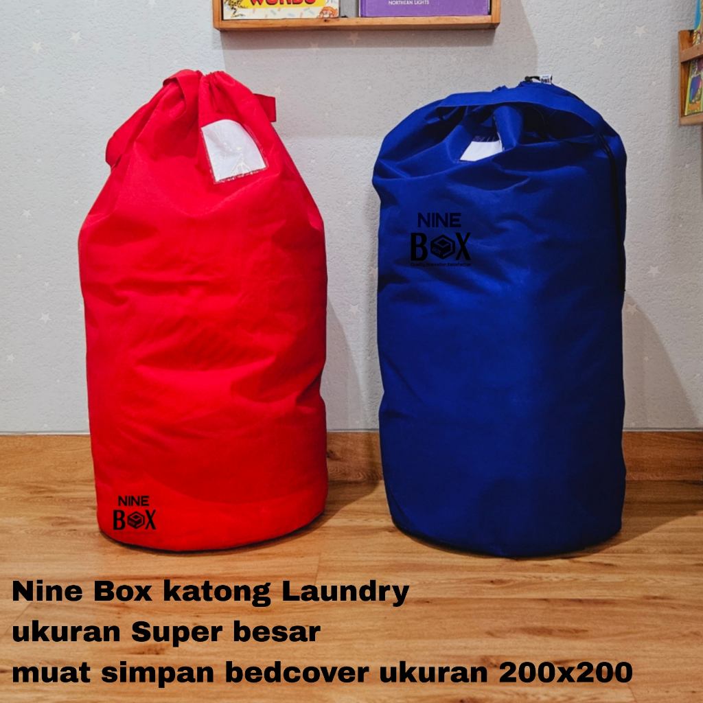 Nine BOX LAUNDRY BAG 17KG SIZE 85*40cm/WASHER BAG/SACUR BAG/DIRTY ...