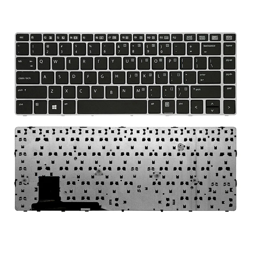 Hp EliteBook Folio 9470M 9470 9480 9480M Silver Laptop Keyboard ...