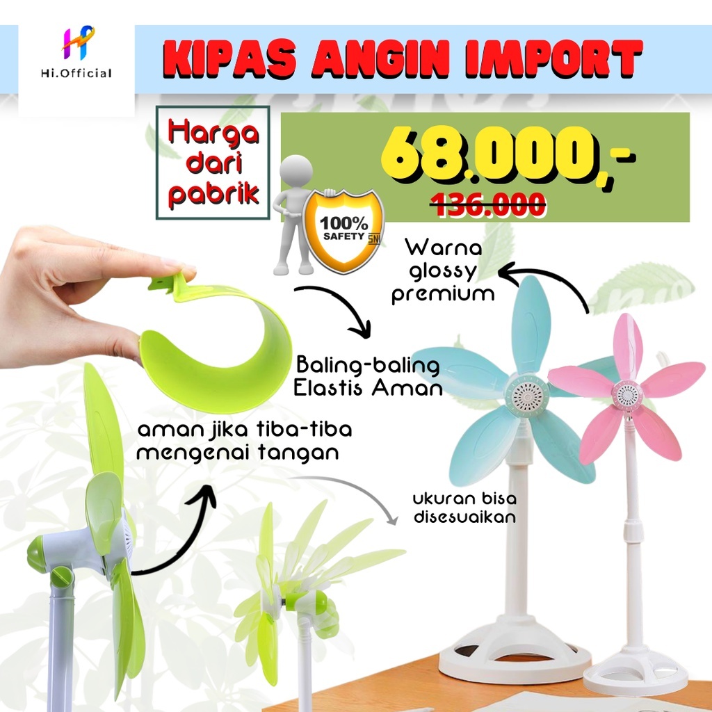 Fan stand Up (mini stand fan)/ Super Saving No Noise Save Electricity ...