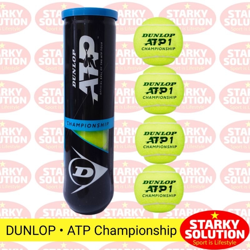 Dunlop ATP CHAMPIONSHIP ATP 1 CHAMPIONS Tennis Ball Original | Shopee ...
