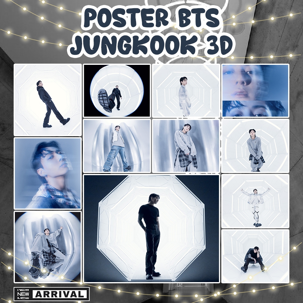 Bts JUNGKOOK 3D Poster - Kpop A4 A5 A6 Poster | Shopee Malaysia