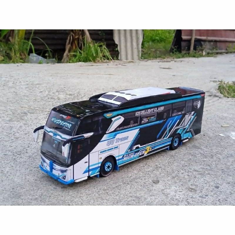 Miniature bus QQ TRANS Windspector 1/50 paperbus - Paper craft ...