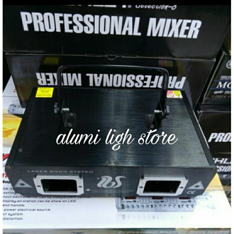 MATA 2-eyes laser show lighting Can Connect DMX mixer | Shopee Malaysia