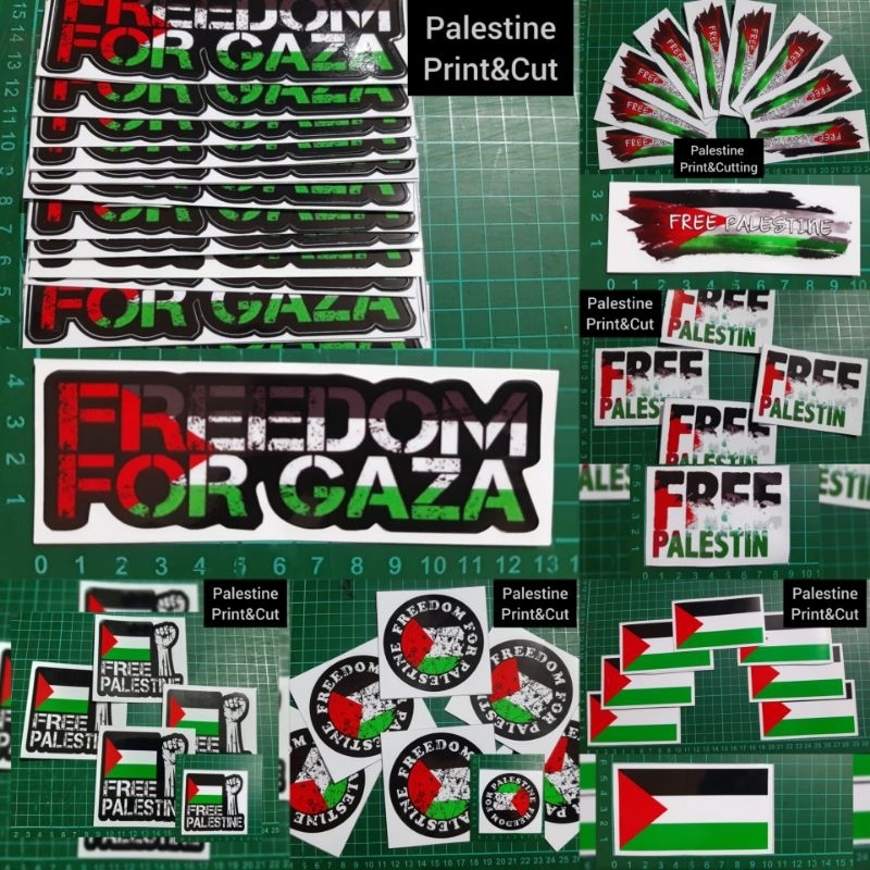 PALESTINE FLAG STICKERS FREE PALESTINE CAR HOOD STICKERS | Shopee Malaysia