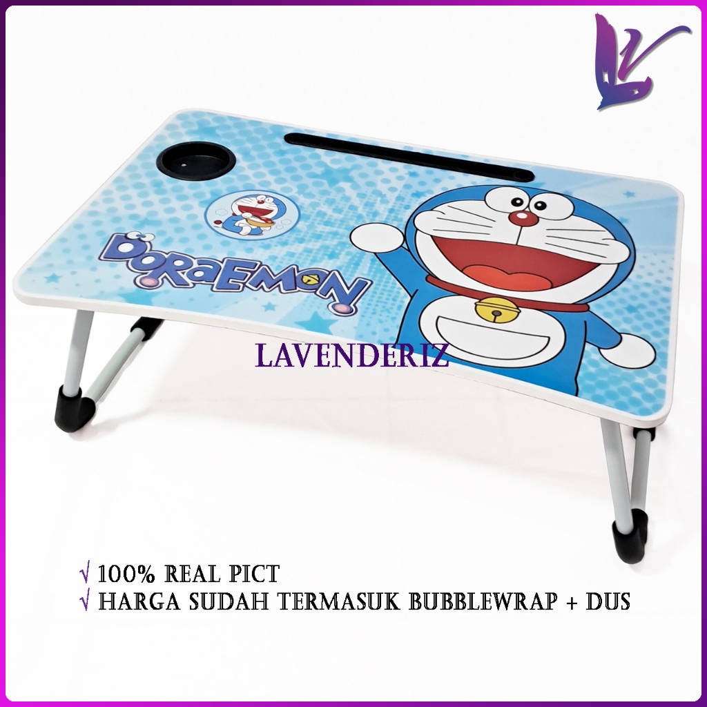 Lavenderiz children's study table with doraemon boy motif, folding ...