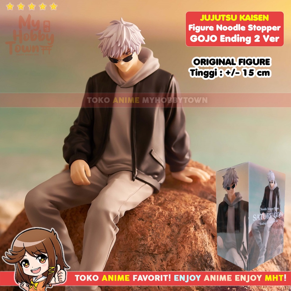 Anime Figure Original Jujutsu Kaisen Gojo Satoru Noodle Stopper Ending ...