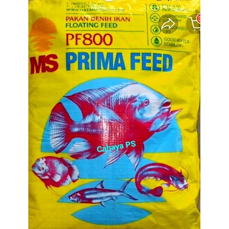 Pf 800 Floating Pellets for Fish Seeds 1 sack = 10 kg (only for instant ...
