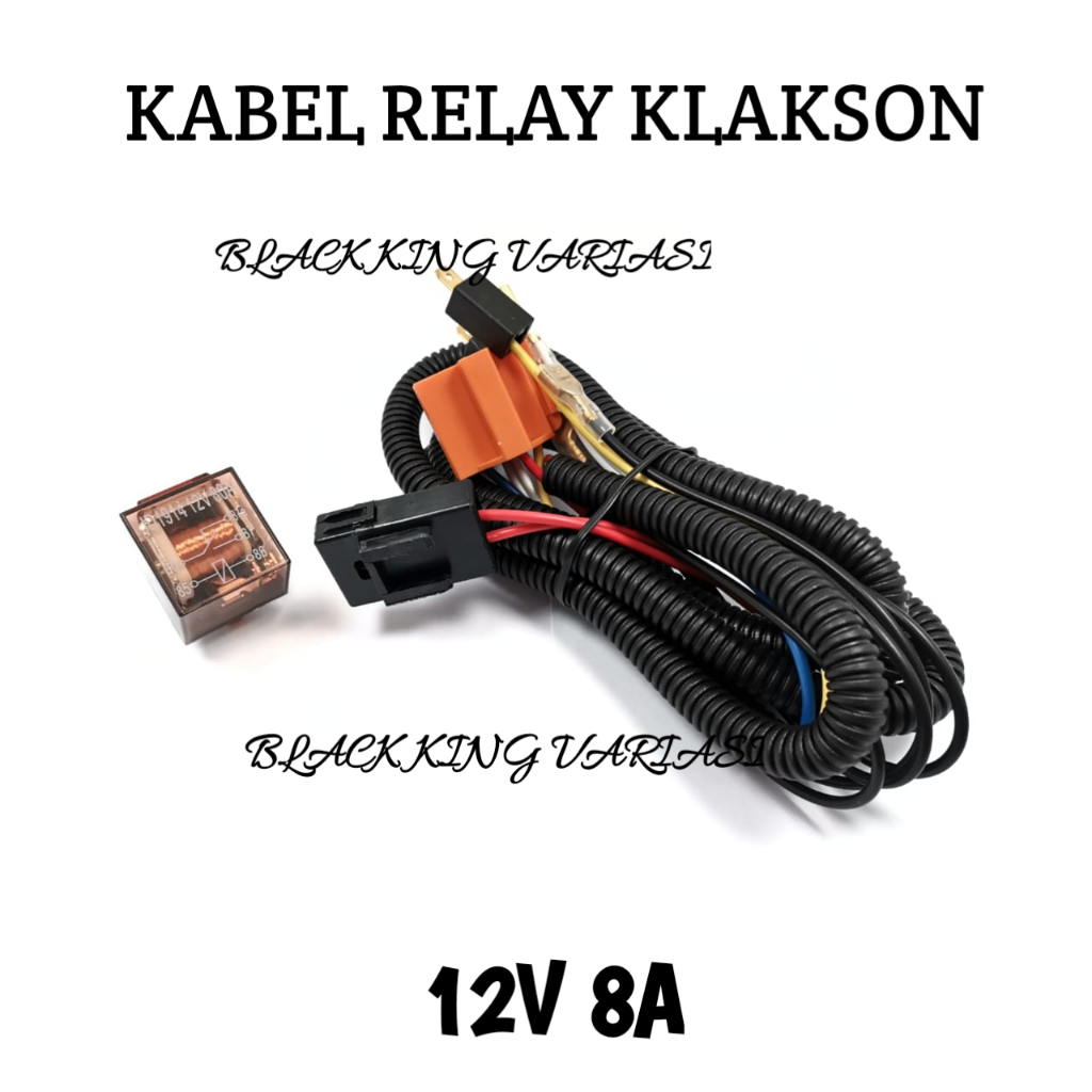 Relay Cable Relay Horn Set 12v 8A Car Motorcycle Horn Relay Cable 12v ...