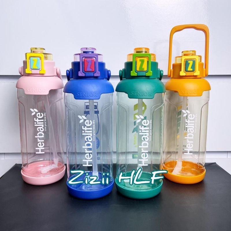 HLF 2 liter jumbo bottle with straw (helsi) | Shopee Malaysia