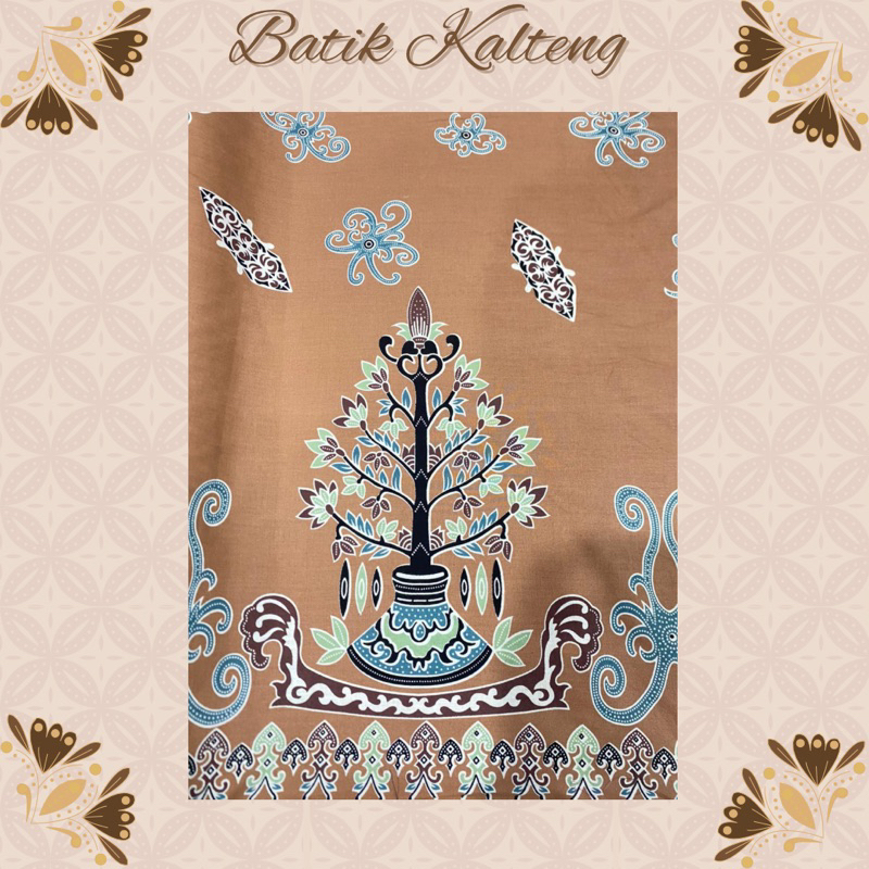 KATUN Kalimantan Batik Fabric Premium Cotton Material (Price per Half ...