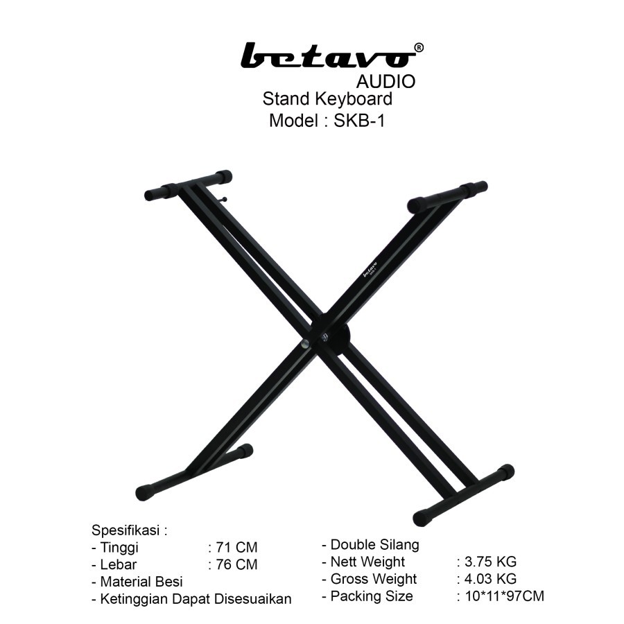 Professional BETAVO SKB1 KEYBOARD STAND/SKB1 | Shopee Malaysia