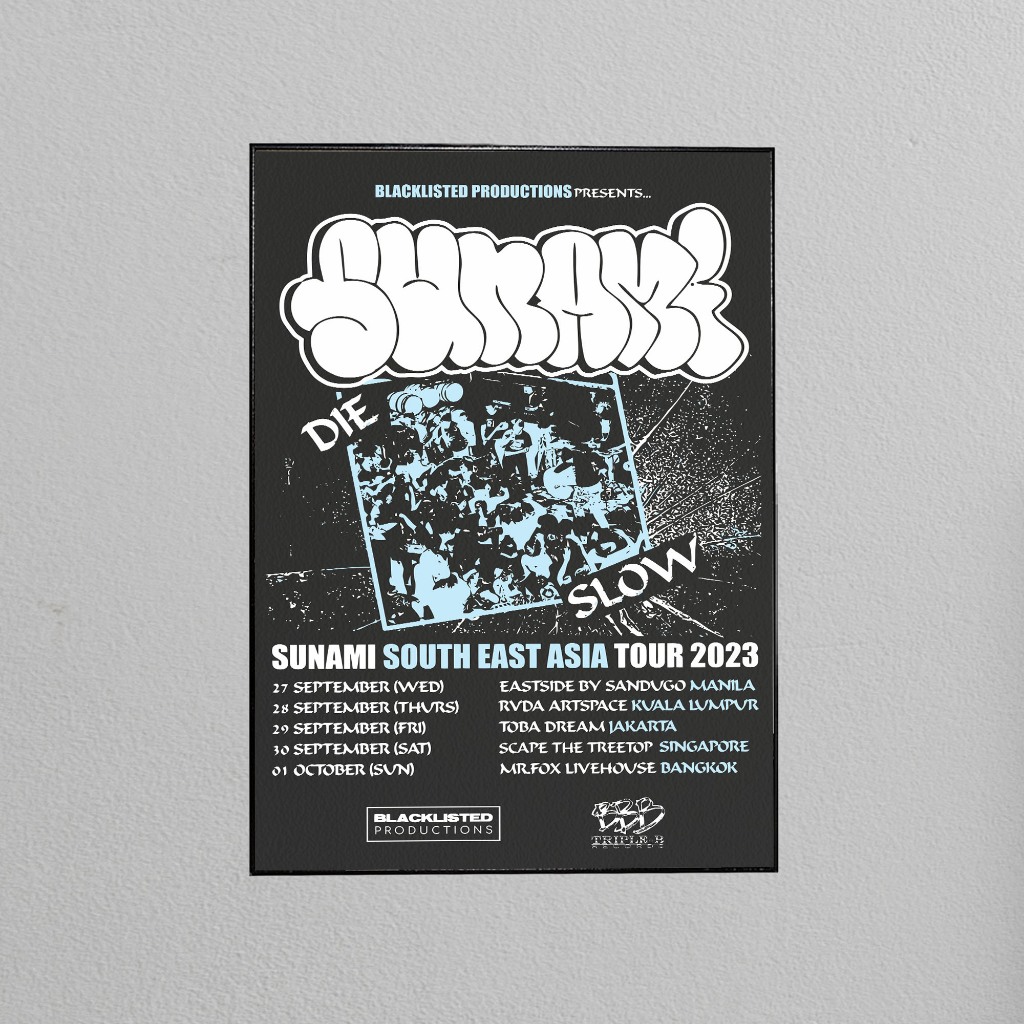 Poster + Frameblock / Frame Size 45x30: Sunami BAND - South East Asia ...