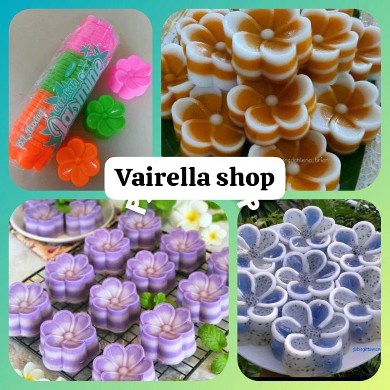 Pudding MOLDS / SAKURA STEAM BULBS / JASMINE FLOWERS 1 DOZEN | Shopee ...