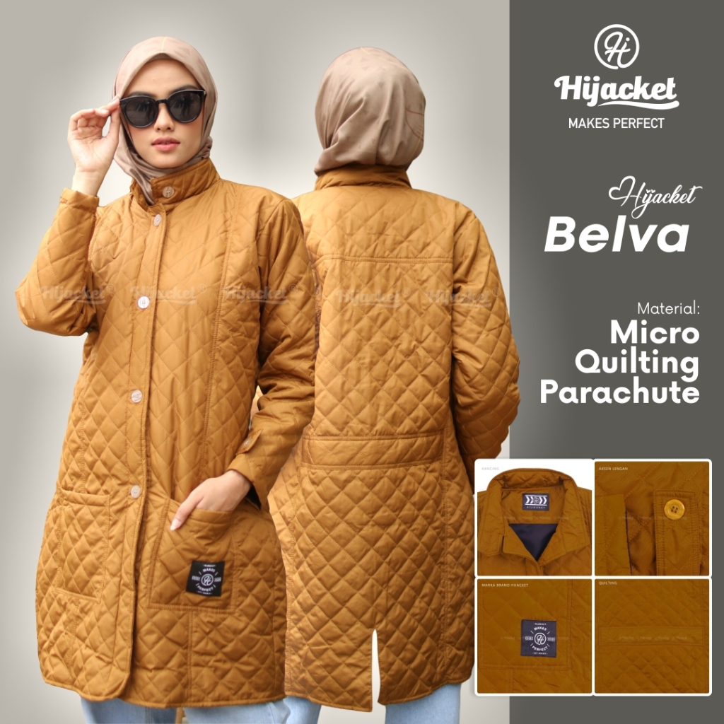 Best Selling!!! Long Muslimah Jacket Rainy Season Parachute Jacket ...
