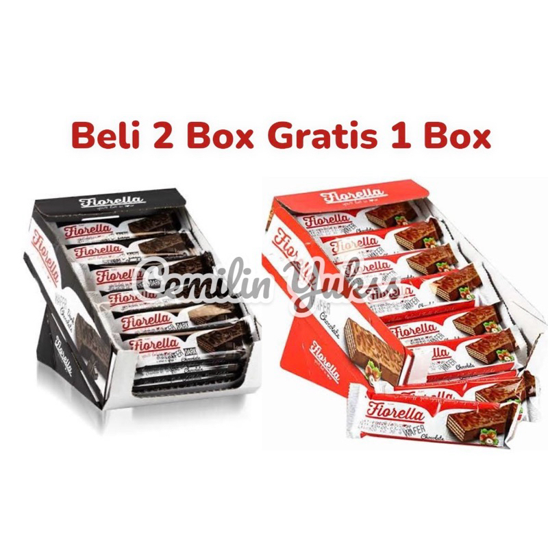 Fiorella Chocolate Wafer 40g*24Pcs Turkish Chocolate Wafer | Shopee ...
