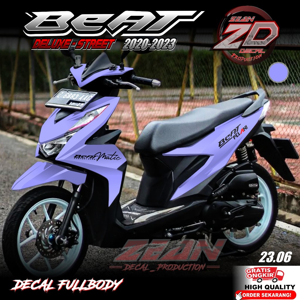 Newest Decal Sticker Honda Beat DELUXE STREET 2020 2021 2022 2023 Full ...