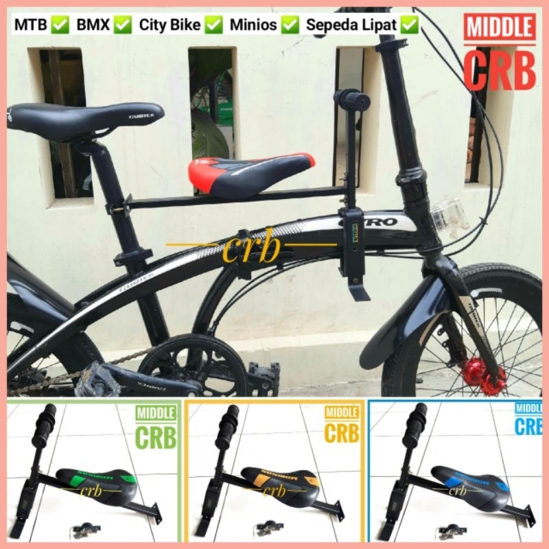 Folding bicycle pillion seat / MTB / City Bike / Minios etc | Shopee ...