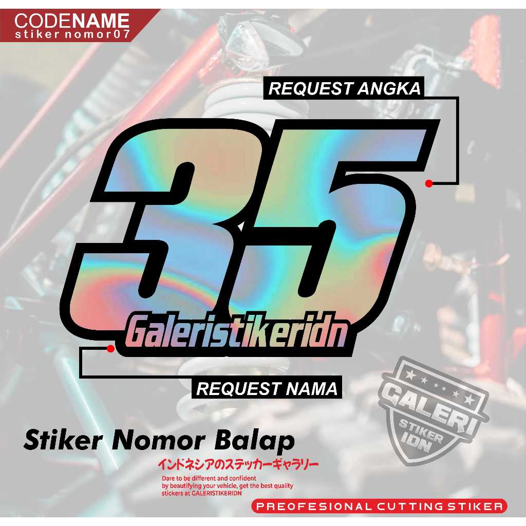 CUSTOM NUMBER STICKERS RACING NUMBER STICKERS RACING NUMBER STICKERS ...