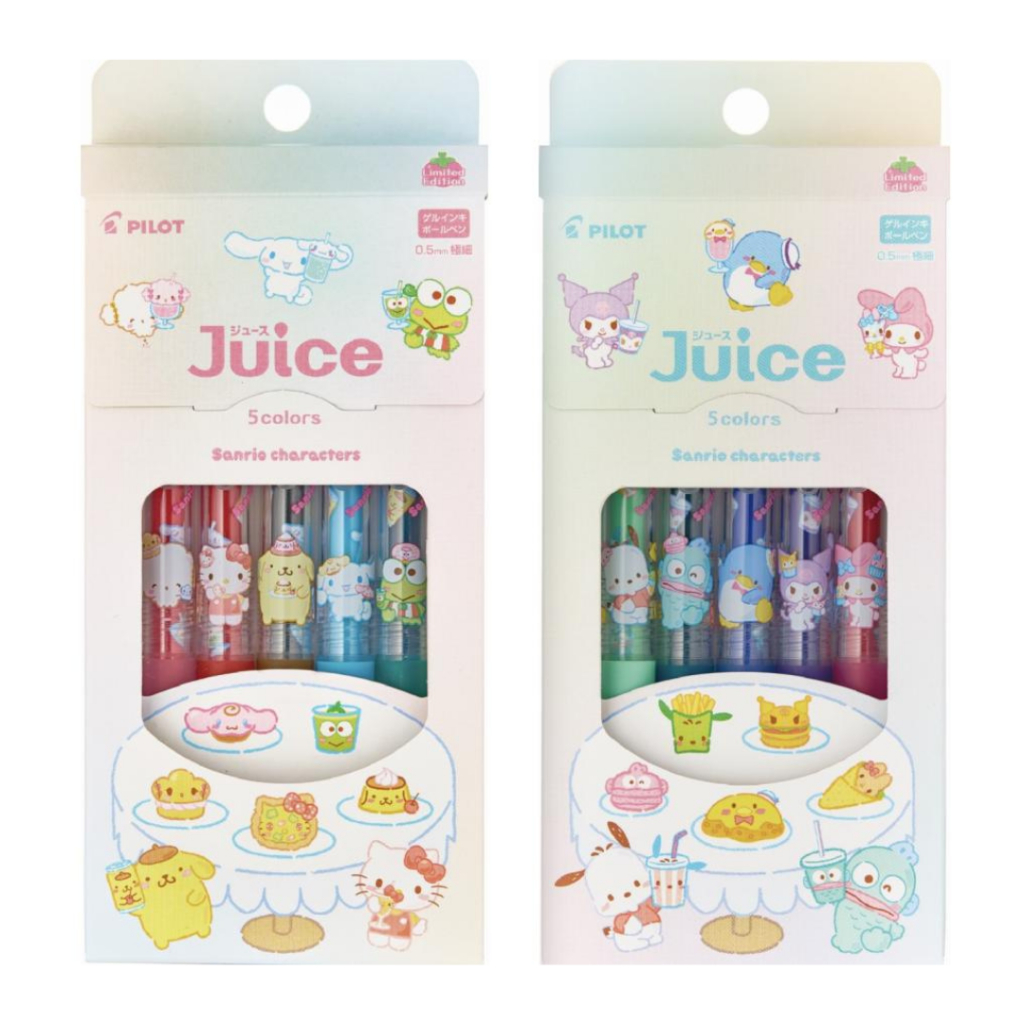 Pilot Juice Sanrio Characters Dessert Party Set of 5 Hello Kitty ...