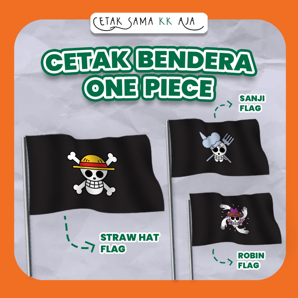 One PIECE Pirate Flag LUFFY GEAR 5 ANIME Complete FULL CREW | Shopee ...