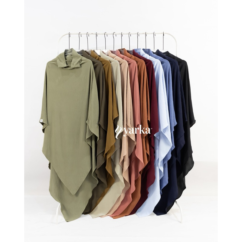 Feist & FK NUMA CRINKLE AIRFLOW YARKA FRENCH KHIMAR | Shopee Malaysia