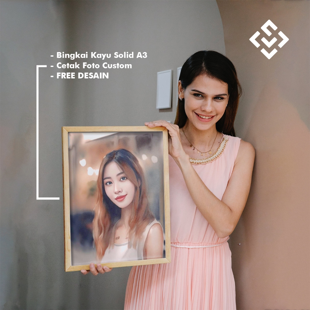 KAYU Custom Print Plus A3 Wood Frame (PREORDER) | Shopee Malaysia