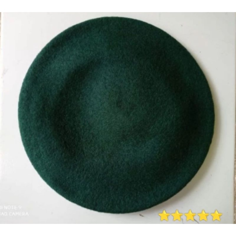 MERAH Red camel raider beret + emblem | Shopee Malaysia