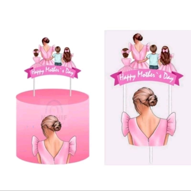 Mother's Day TOPPER/I LOVE YOU MOM TOPPER/BEST MOM EVER TOPPER/Mother's ...